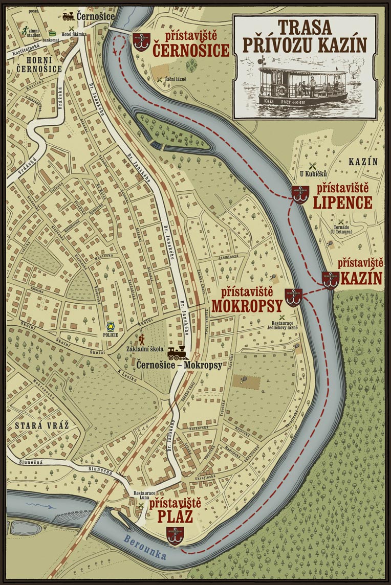 Pražské přívozy | Pražské Benátky