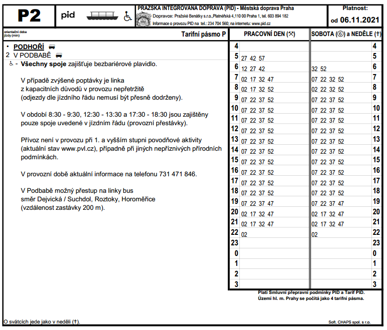 Přívoz P2 | Pražské Benátky